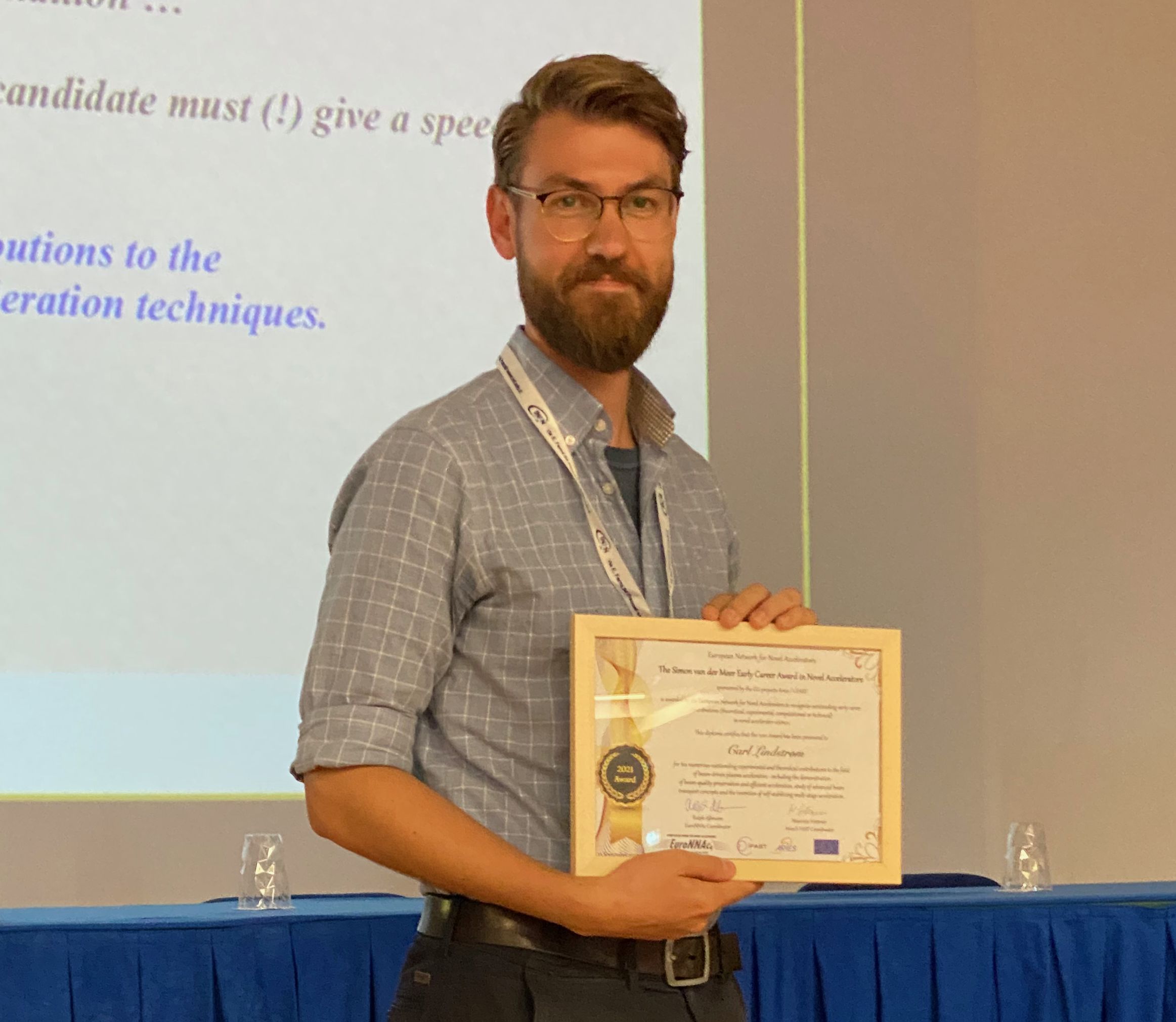 DESY News: Carl Lindstrøm erhält Simon van der Meer-Beschleunigerpreis ...